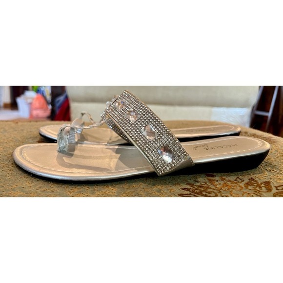 Madeline Stuart | Shoes | Madeline Stuart Radar Silver Embellished ...